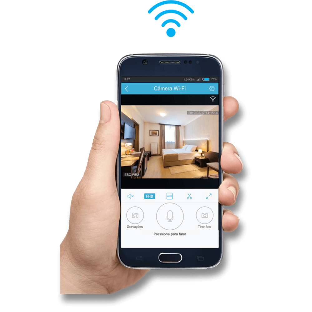 Câmera de Segurança Wifi HD com Infravermelho - Loja Elsys Câmera de Segurança Wifi HD com Infravermelho - Loja Elsys